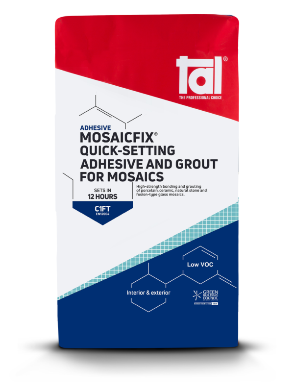 TAL Mosaic Fix - 20kg Light Grey | Obeco